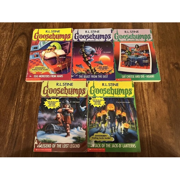 Scholastic | Other | Goosebumps Chapter Books By Rl Stine Vintage Lot ...